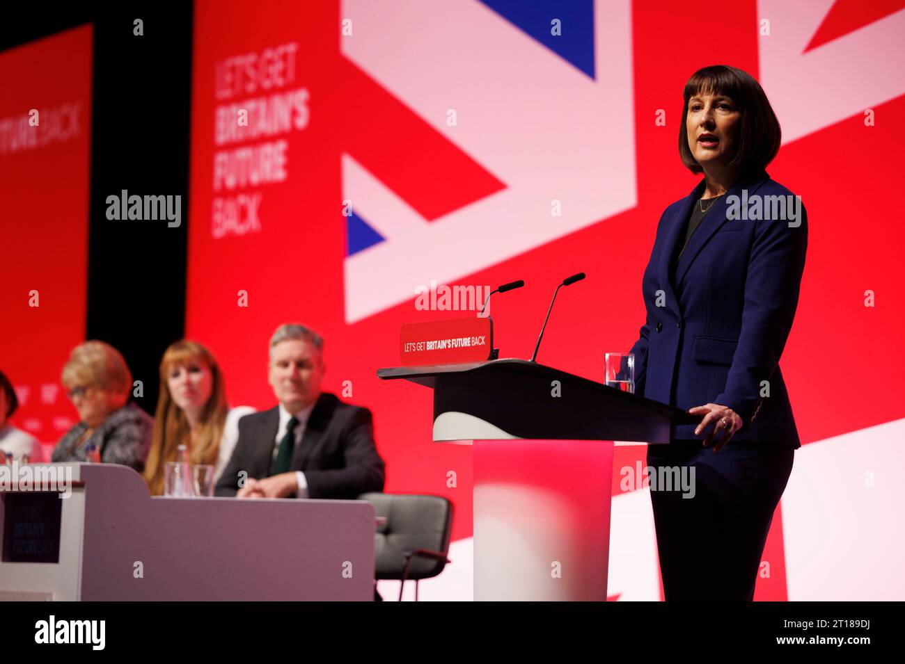 Shadow Chancellor, Rachel Reeves, gives her keynote speech at the ...