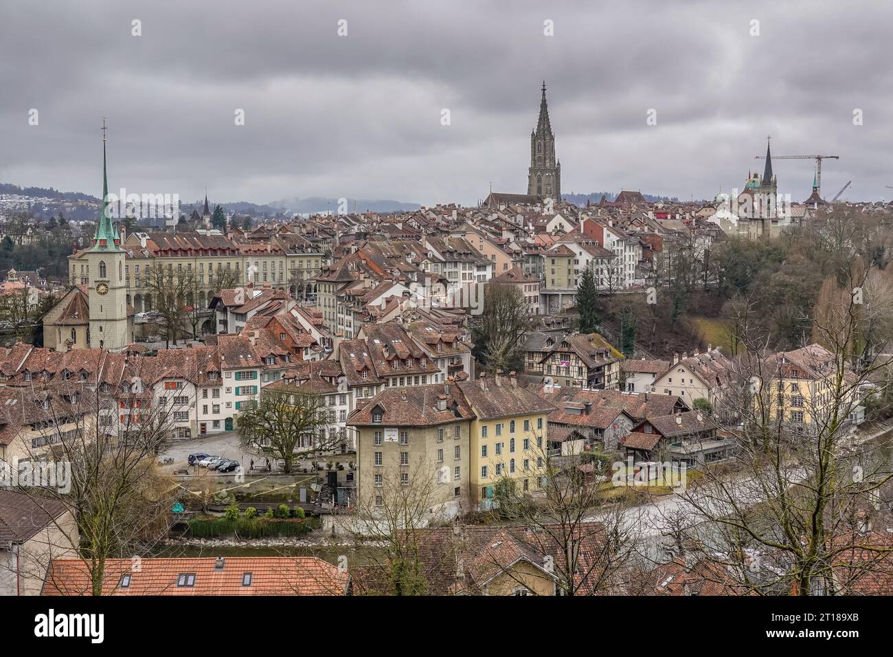 Stadtpanorama, Altstadt, Bern, Schweiz Stock Photo - Alamy