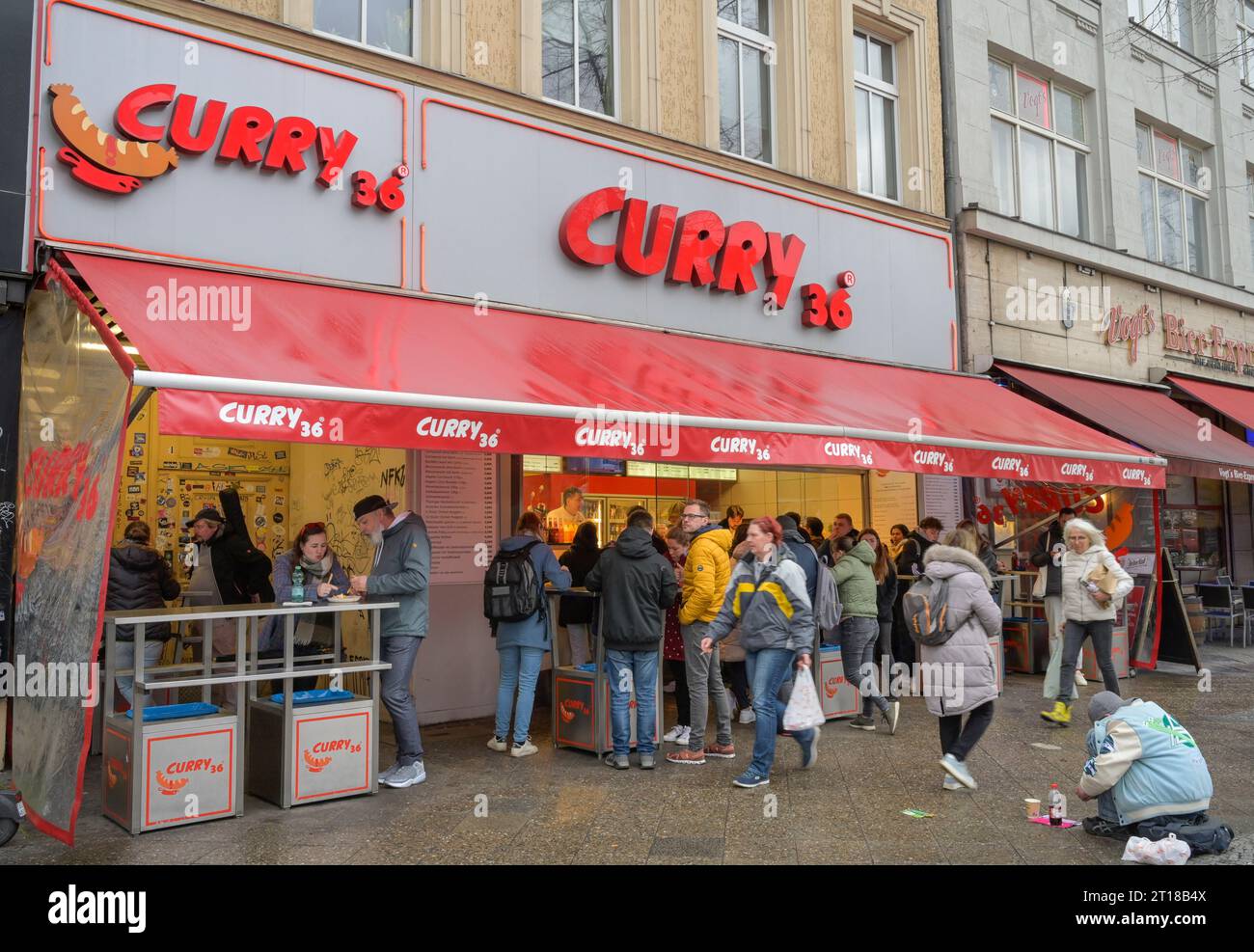 Imbiss Curry 36, Mehringdamm, Kreuzberg, Berlin, Deutschland *** Local ...