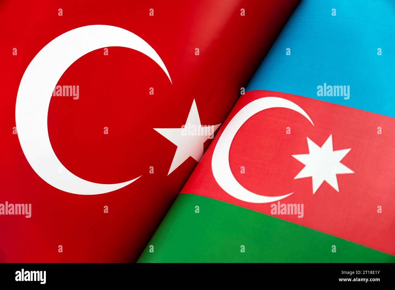 Background of the flags of the turkey, azerbaijan. The concept of ...