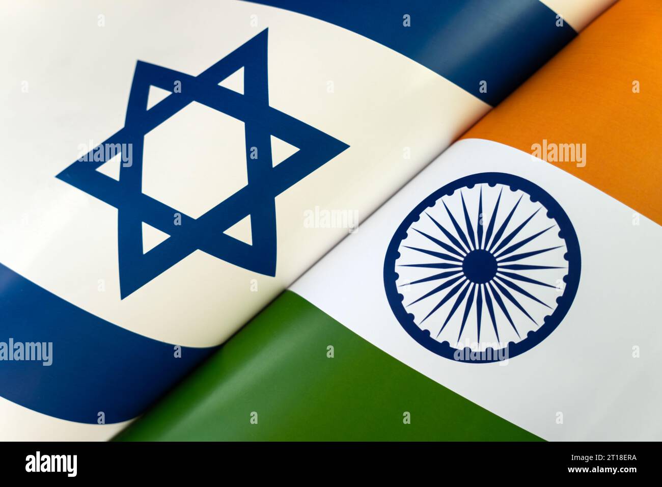 India israel flag hi-res stock photography and images - Alamy