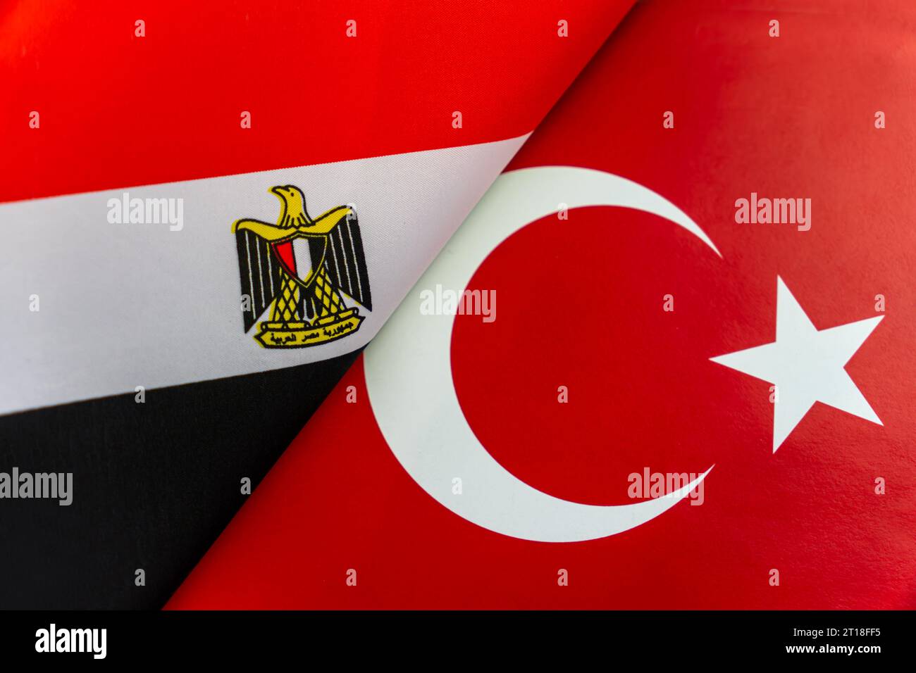 Background of the flags of the egypt, Turkey. The concept of ...