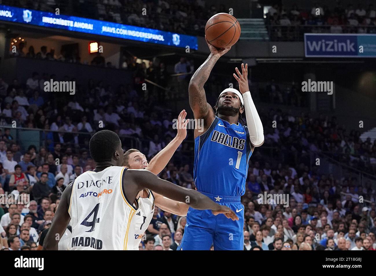 Madrid, Spain. 10th Oct, 2023. Real Madrid Baloncesto's Ismaila Diagne ...
