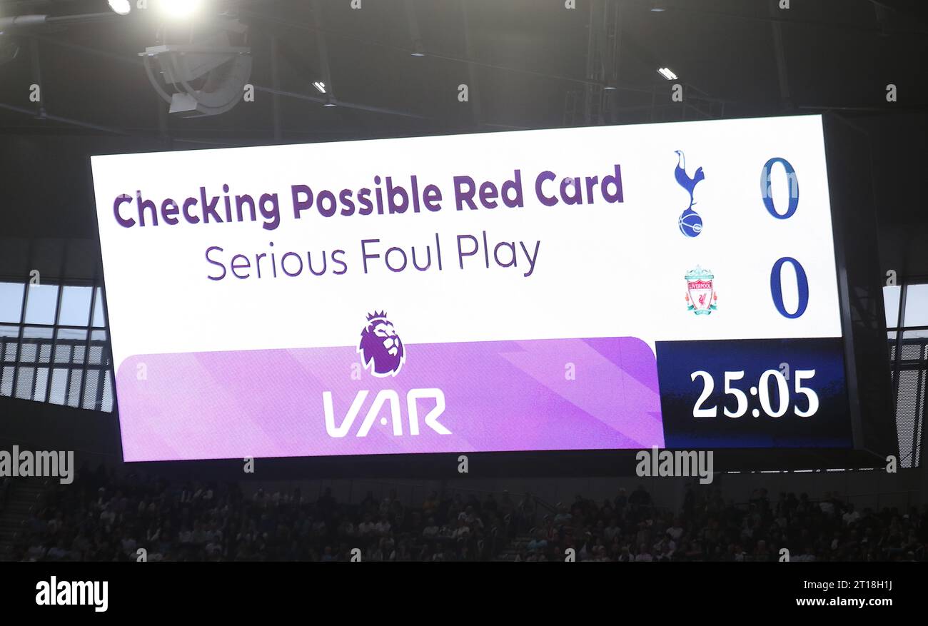 Video assistant referee red hi-res stock photography and images - Alamy