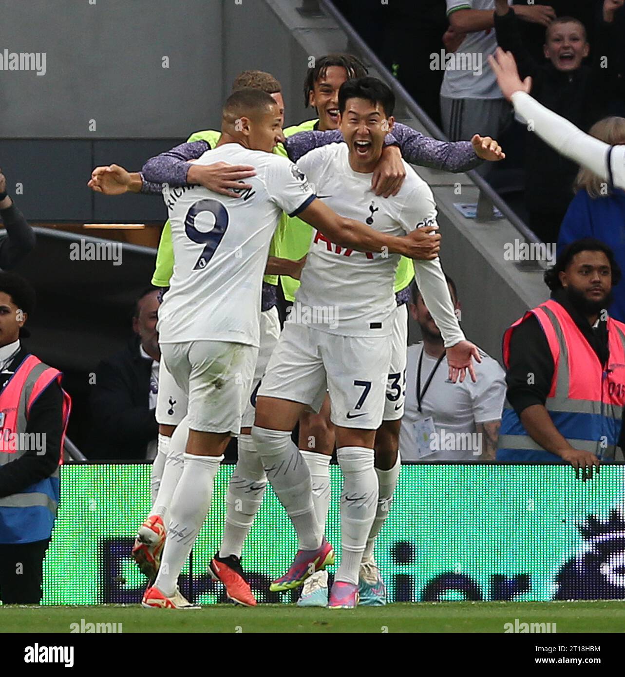 GOAL 1-0, Son Heung-Min of Tottenham Hotspur goal celebration ...