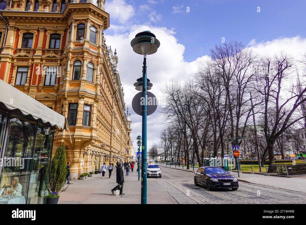 Altbau, Pohjoisesplanadi, Altstadt, Helsinki, Finnland Stock Photo - Alamy