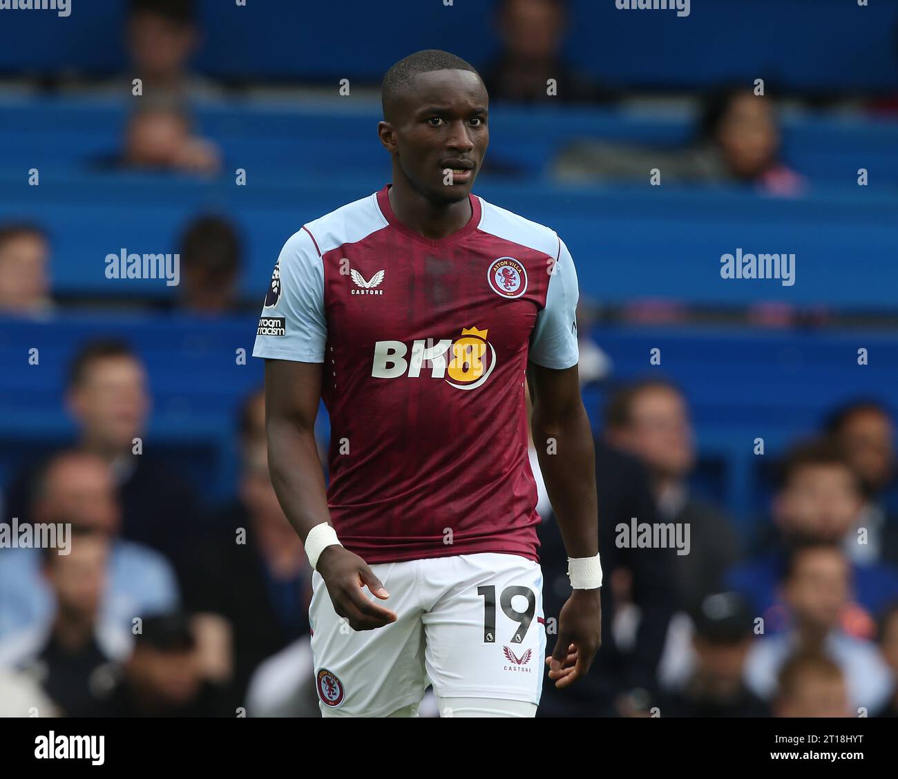 Moussa Diaby of Aston Villa. - Chelsea v Aston Villa, Premier League ...