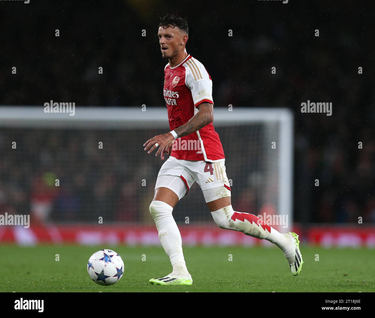 Ben White of Arsenal. - Arsenal v PSV Eindhoven, UEFA Champions League ...