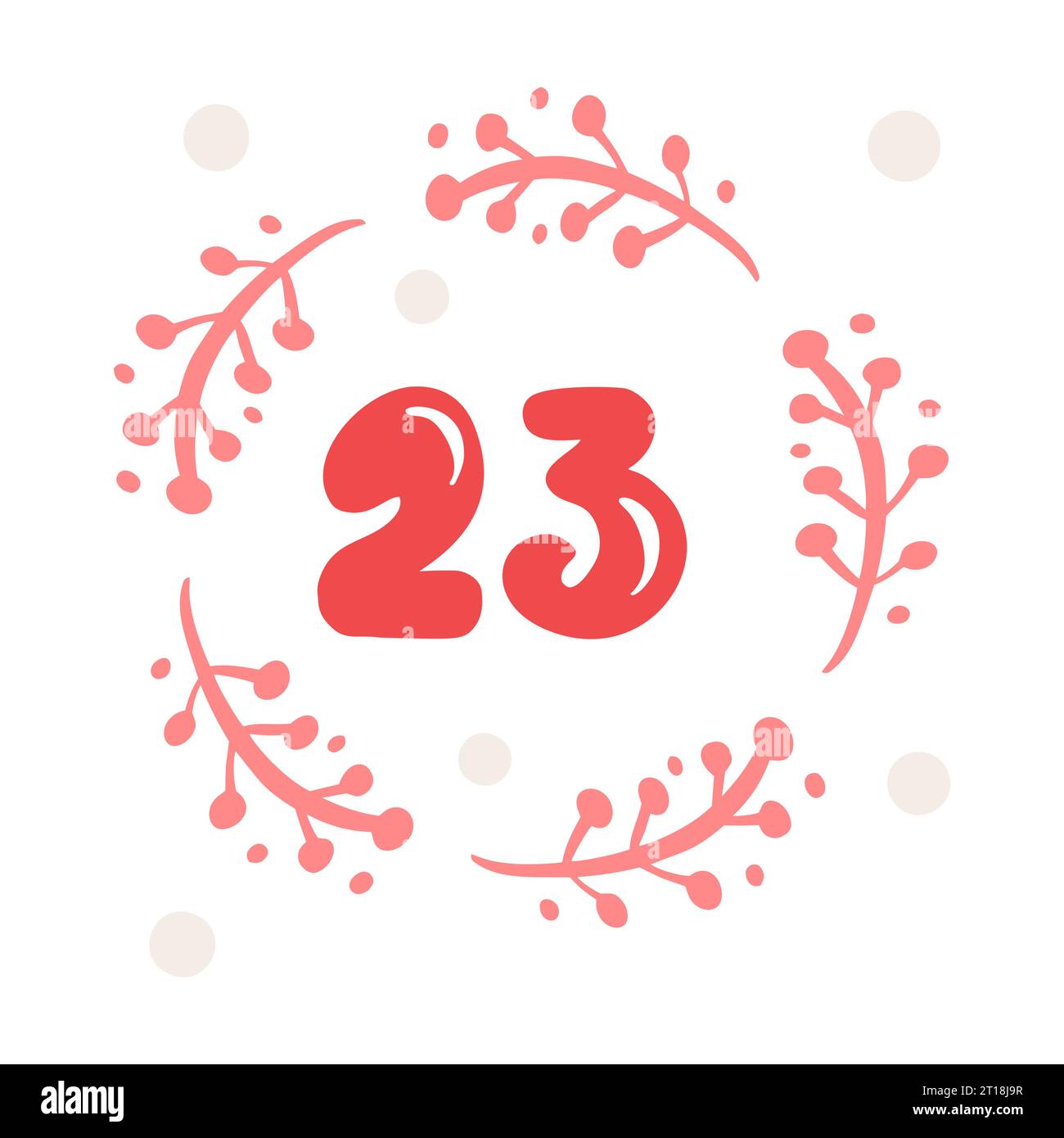 Number twenty three 23 Stock Vector Images - Alamy