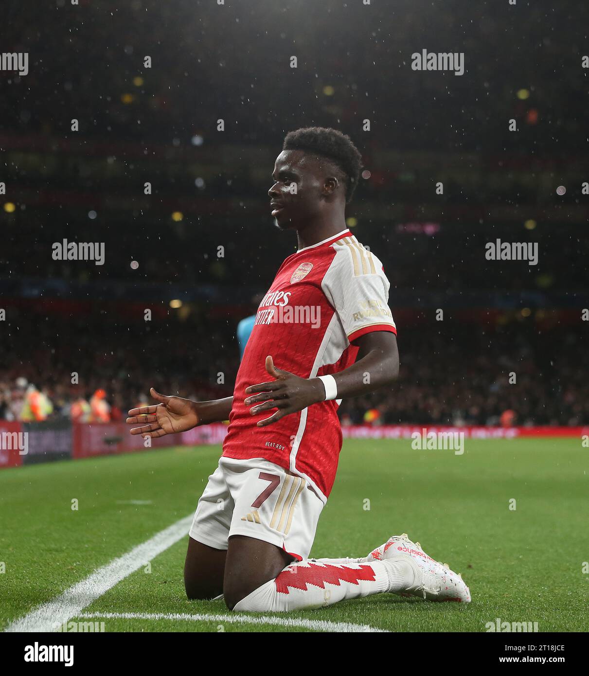 Bukayo saka arsenal 2022 celebration hi-res stock photography and ...