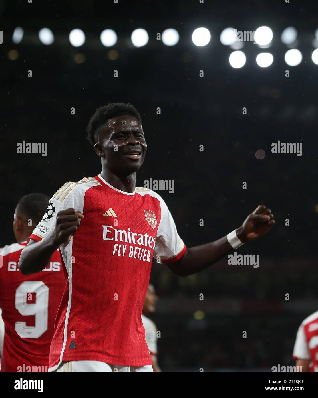 Bukayo saka celebration hi-res stock photography and images - Alamy