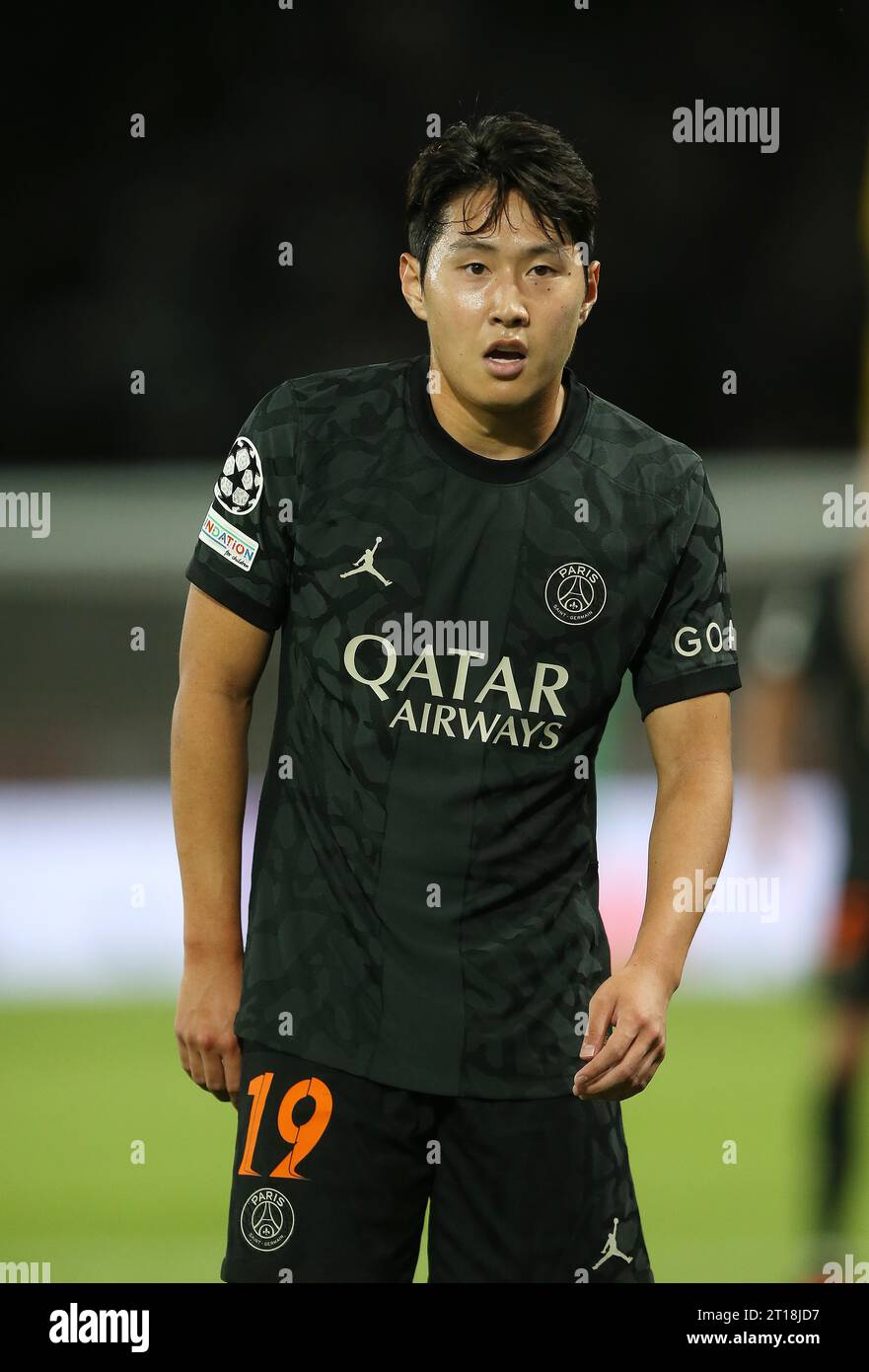 Lee Kang-In of Paris Saint-Germain. - Paris Saint-Germain v Borussia ...