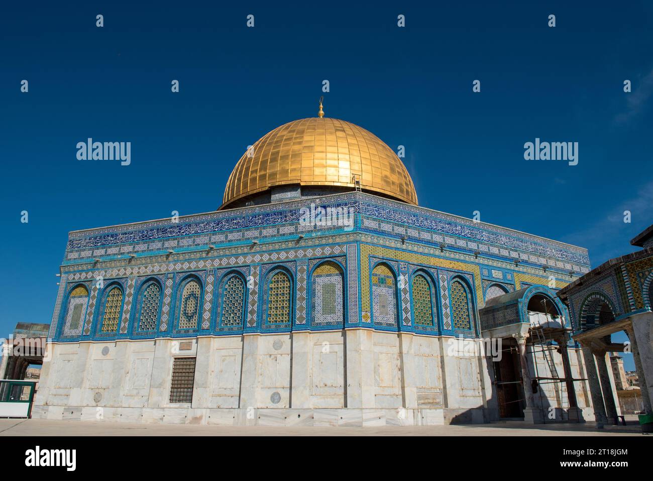 The Dome of the Rock, Temple Mount, al-Aqsa mosque, Jerusalem, Israel ...