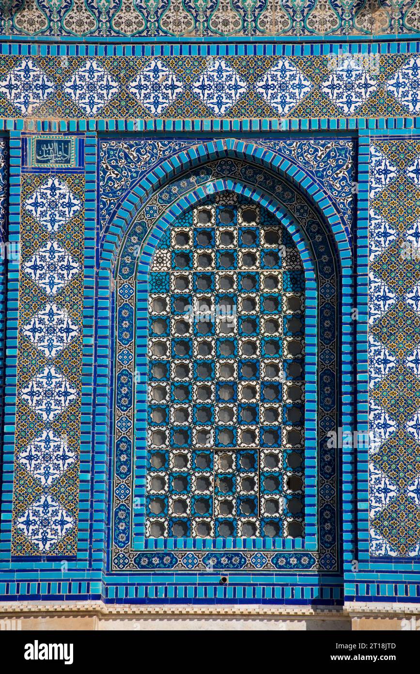 Background of colorful mosaic tiles. Ancient Arabic patterns on the ...