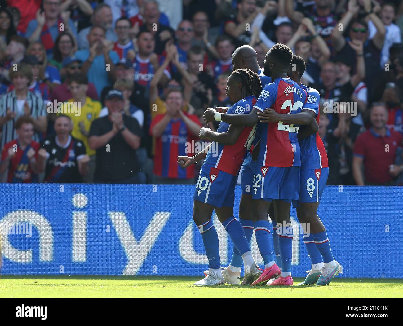 GOAL 2-1, Eberechi Eze of Crystal Palace goal celebration. - Crystal ...