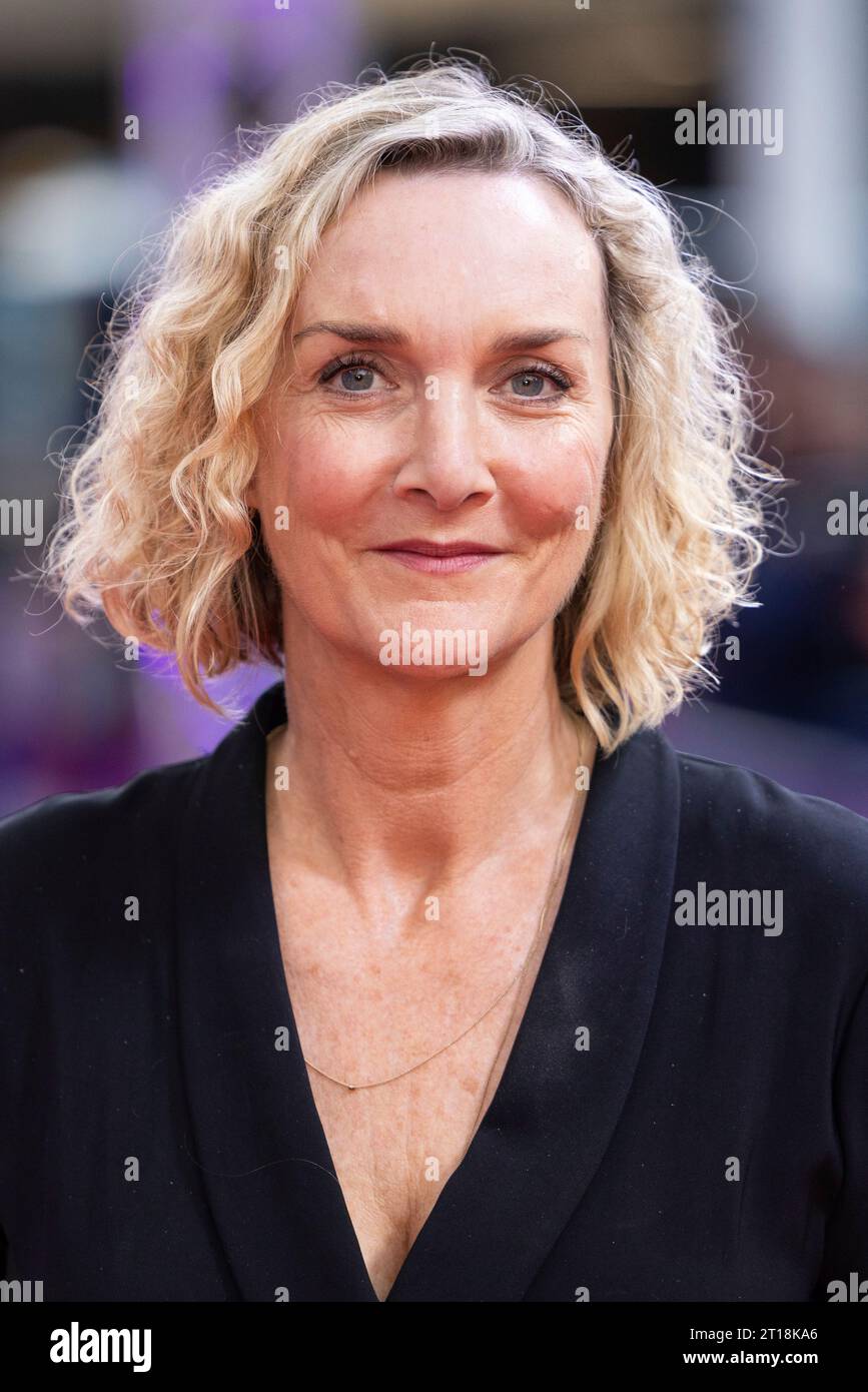 Sian Grigg poses for photographers upon arrival for the premiere the ...