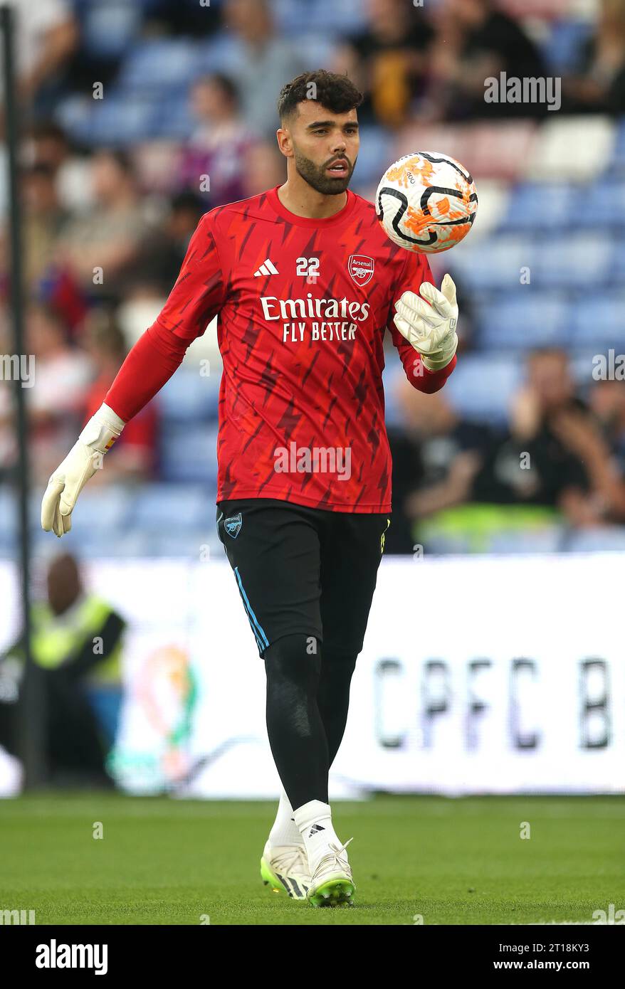 David Raya of Arsenal. - Crystal Palace v Arsenal, Premier League ...