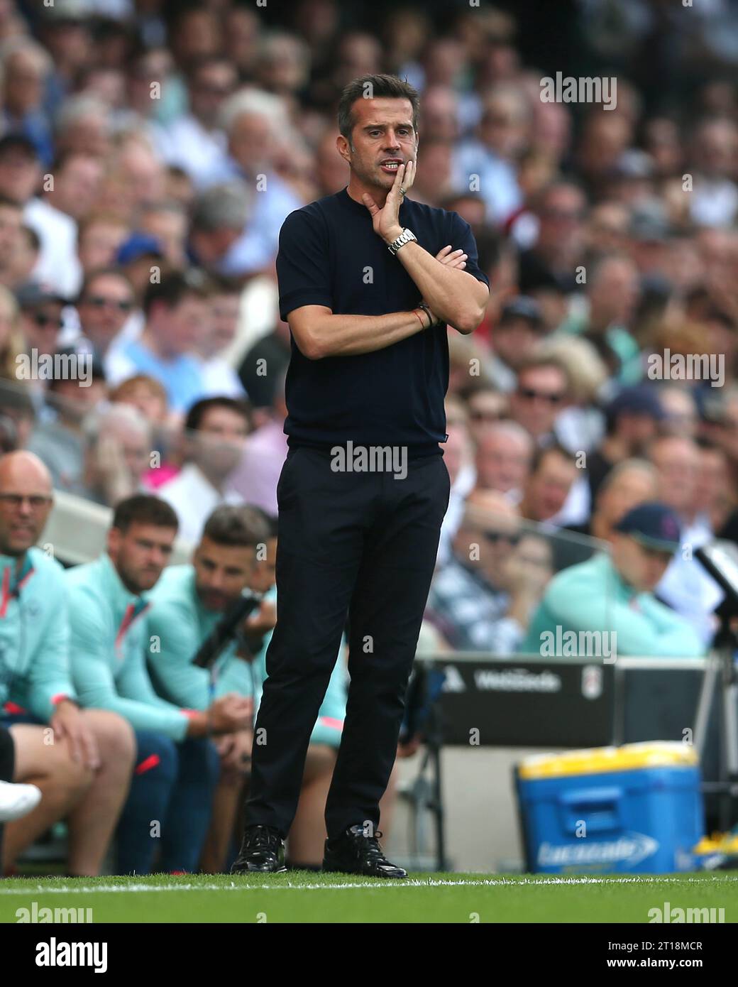 Marco Silva Manager of Fulham. - Fulham v Brentford, Premier League ...