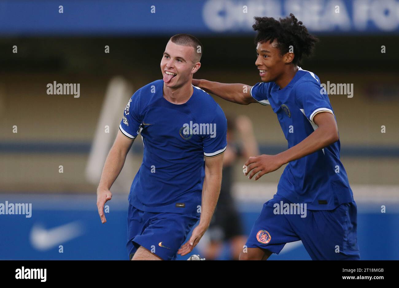 GOAL, Ronnie Stutter of Chelsea U21 goal celebration. - Chelsea U21 v ...