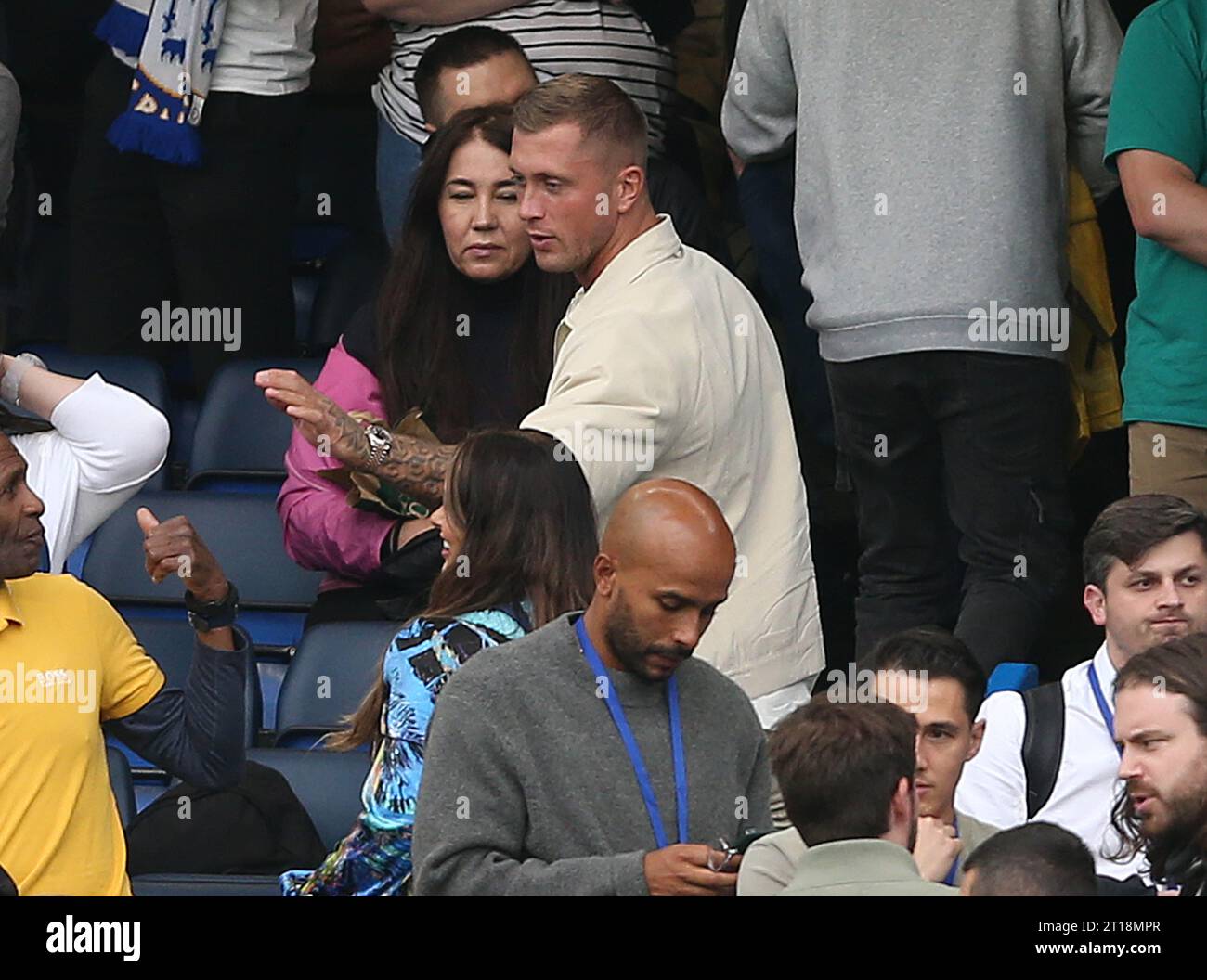 Dan Osbourne watches on. - Yellow Team v Blue Team, Game4Ukraine ...