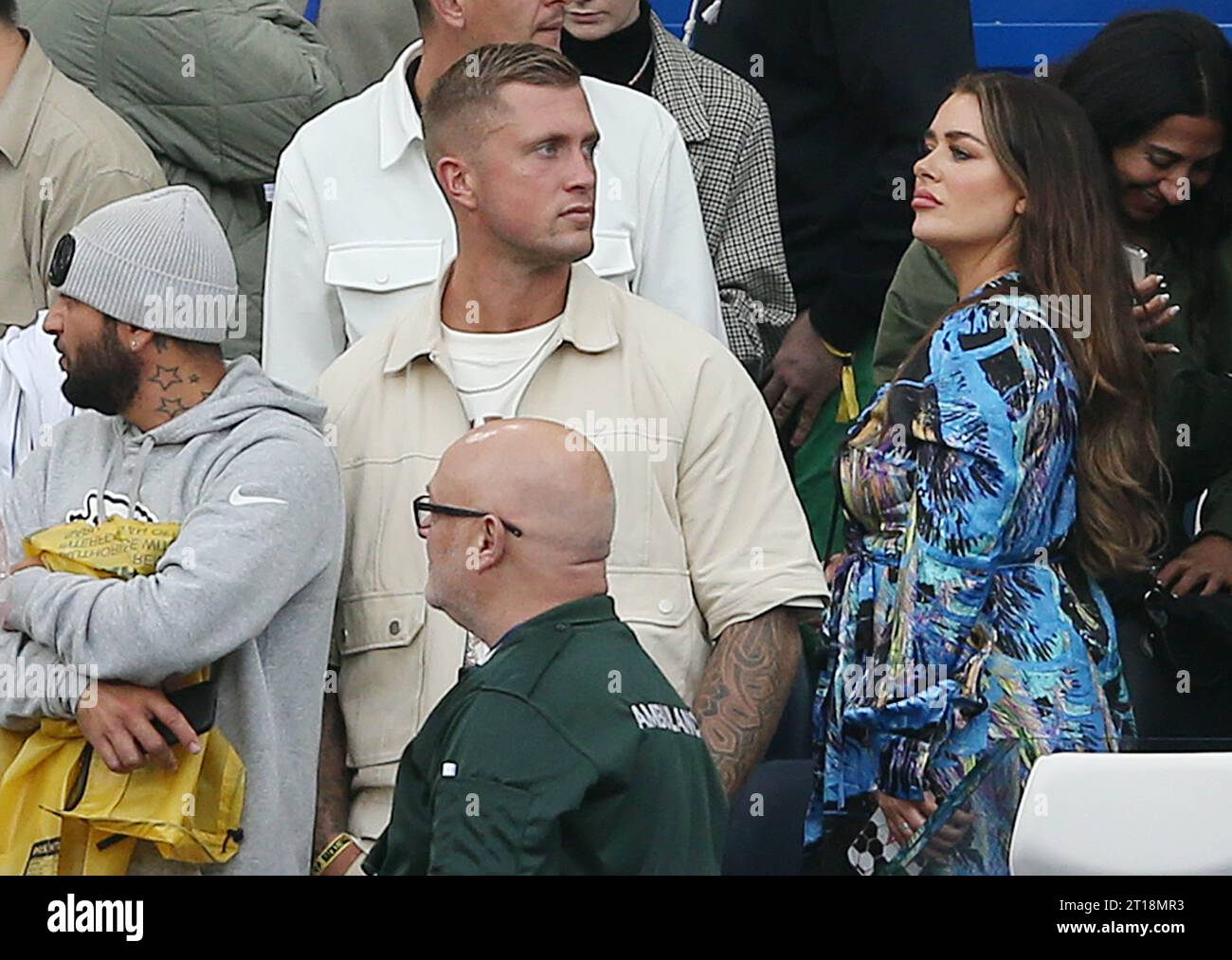 Dan Osbourne watches on. - Yellow Team v Blue Team, Game4Ukraine ...