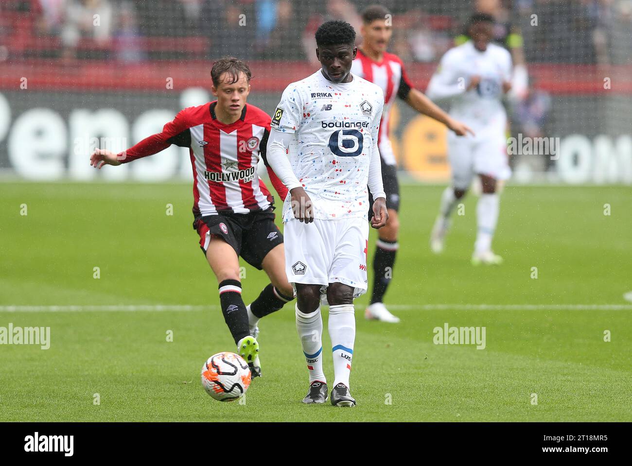 Carlos Baleba of Lille OSC. - Brentford v Lille OSC, Pre Season ...