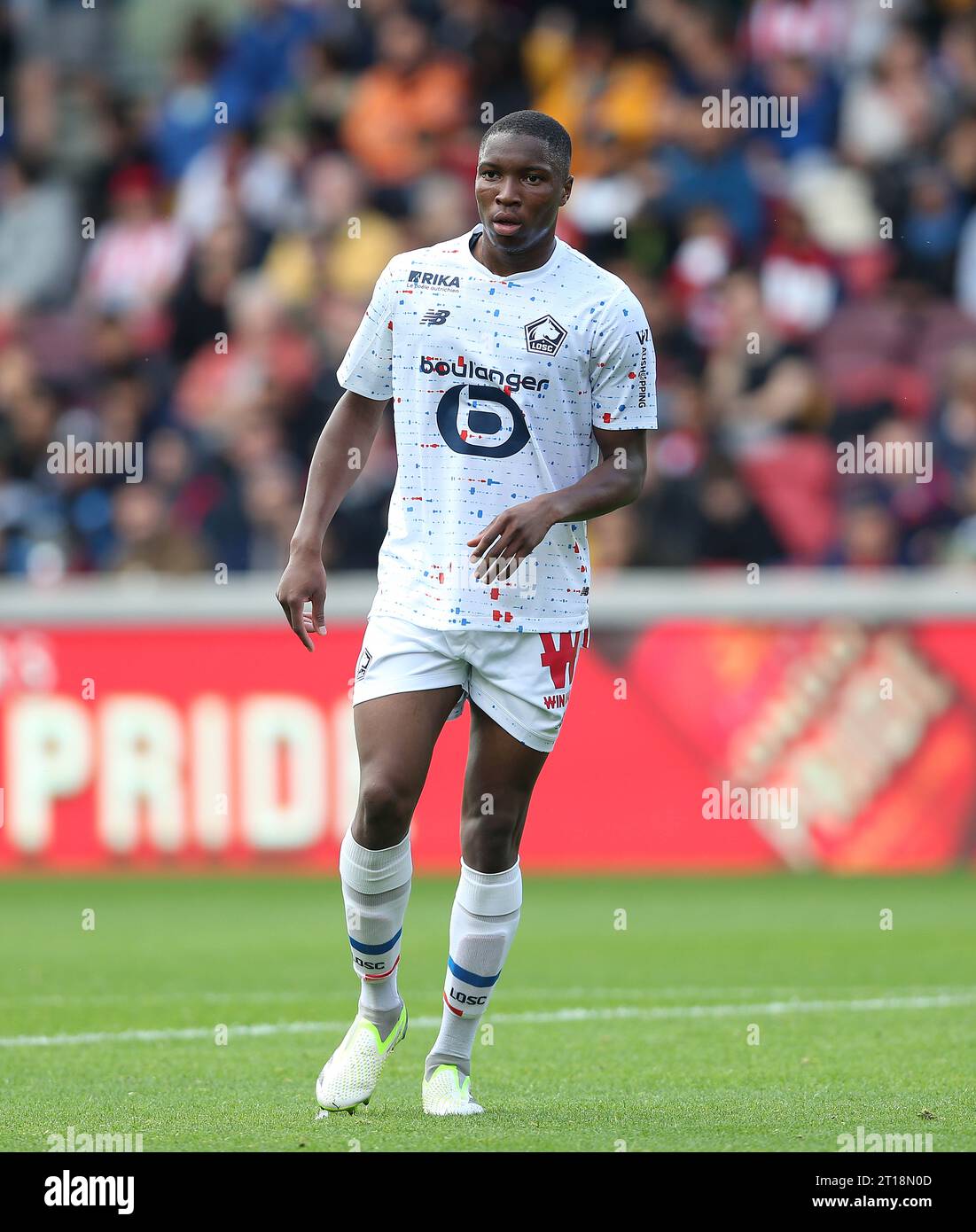 Bafode Diakite of Lille OSC. - Brentford v Lille OSC, Pre Season ...