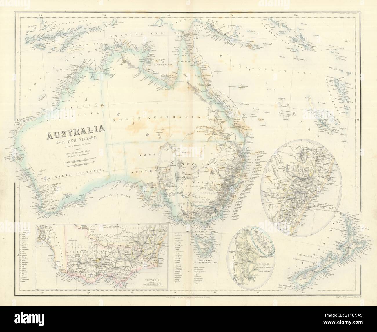 Australia & New Zealand. Victoria. Mount Alexander goldfields. SWANSTON ...