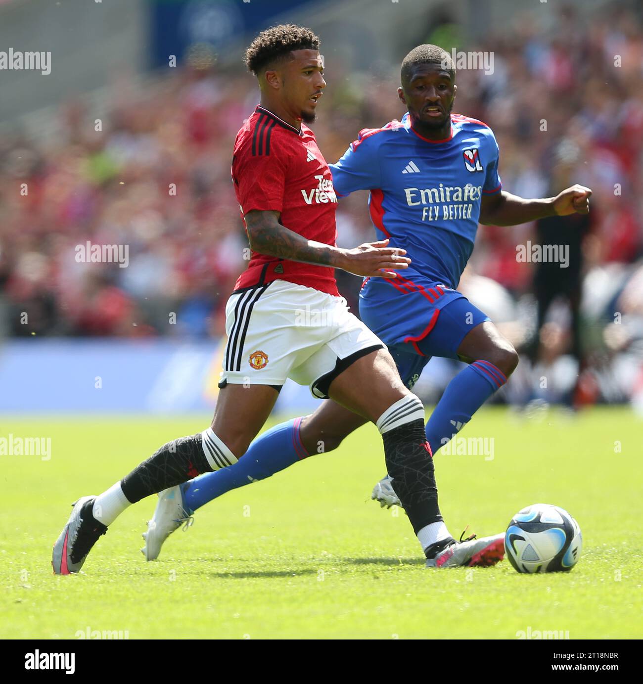 Jadon sancho 2023 manchester united hi-res stock photography and images - Alamy