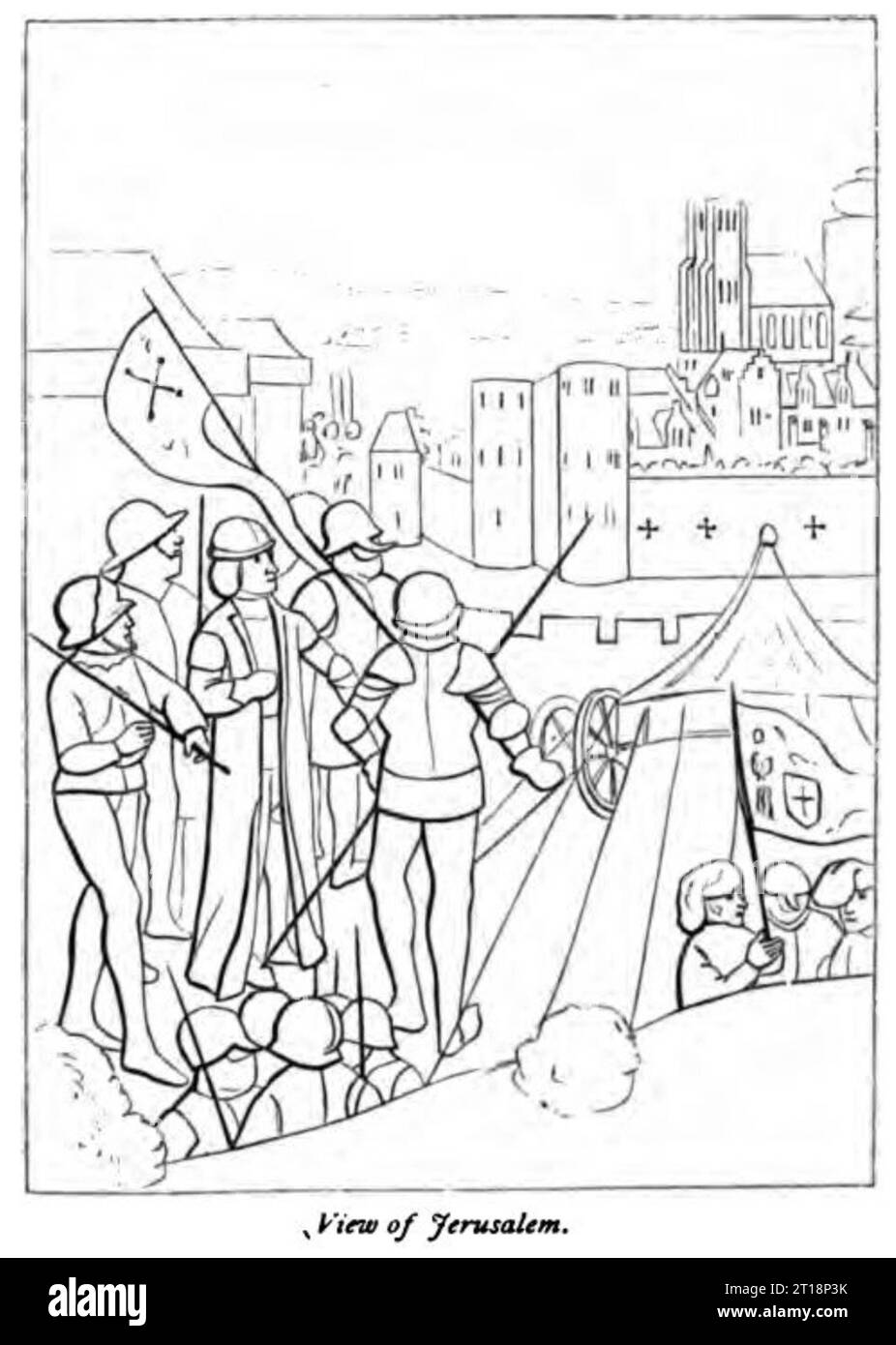 Scenes and Characters of the Middle Ages Stock Photo - Alamy