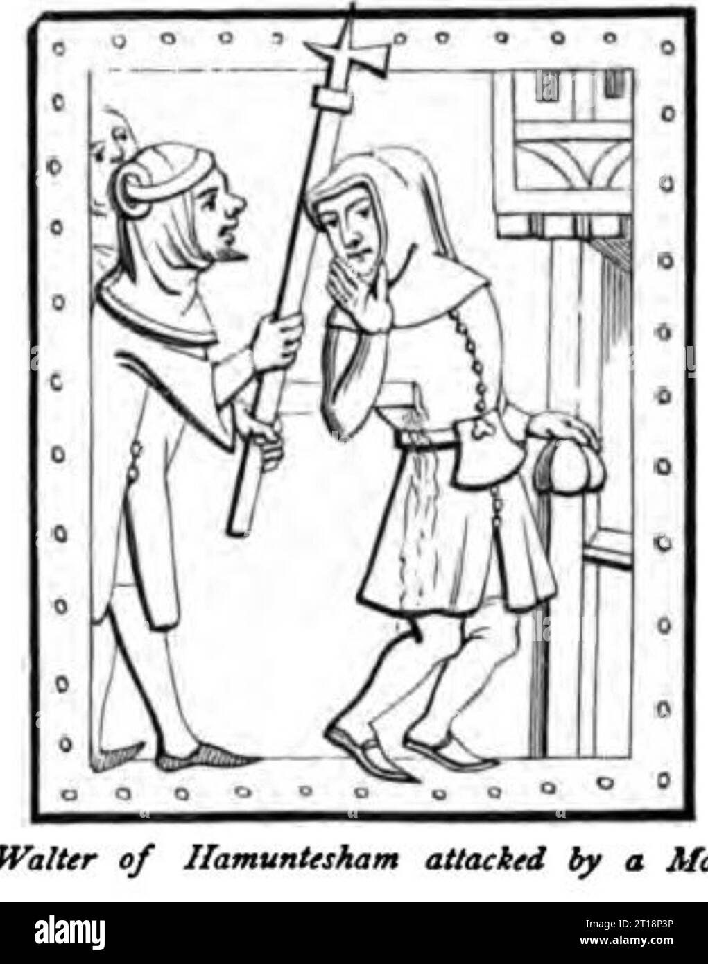 Scenes and Characters of the Middle Ages Stock Photo - Alamy