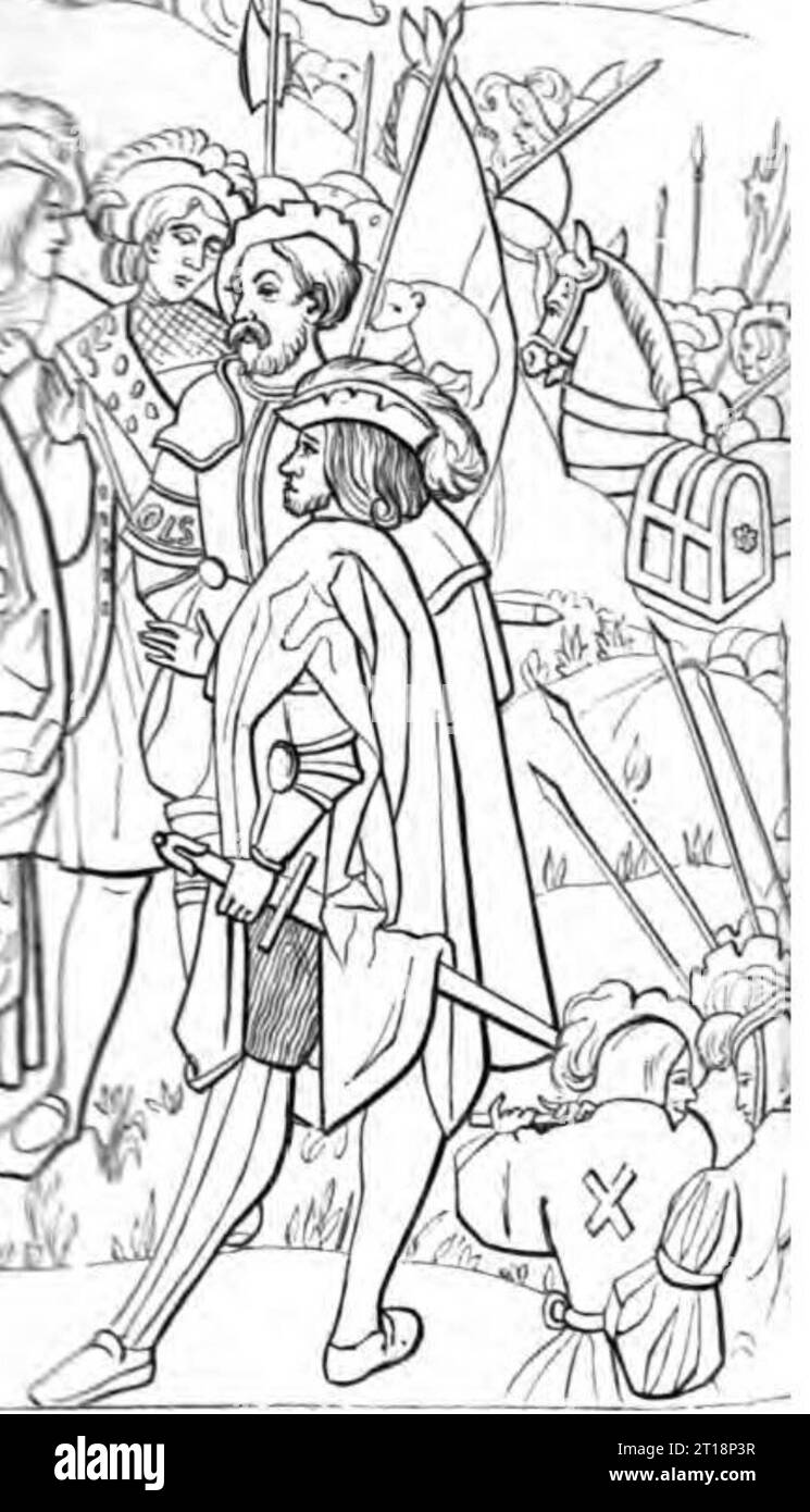 Scenes and Characters of the Middle Ages Stock Photo - Alamy