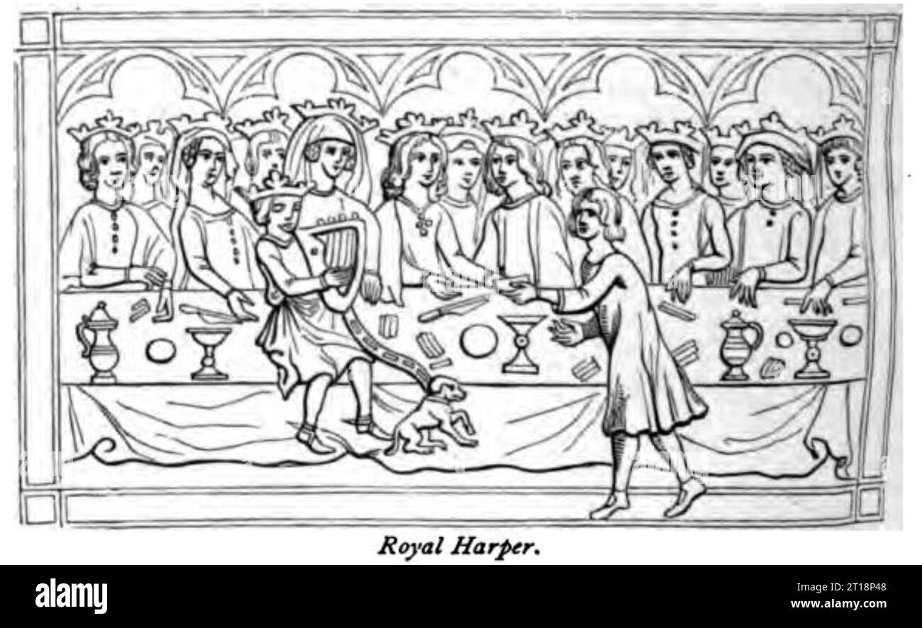 Scenes and Characters of the Middle Ages Stock Photo - Alamy