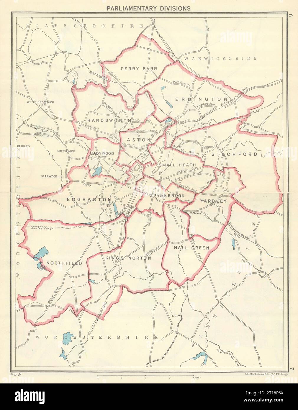 Old Map Of Birmingham Al Birmingham Bernard Sleigh | The Old Map