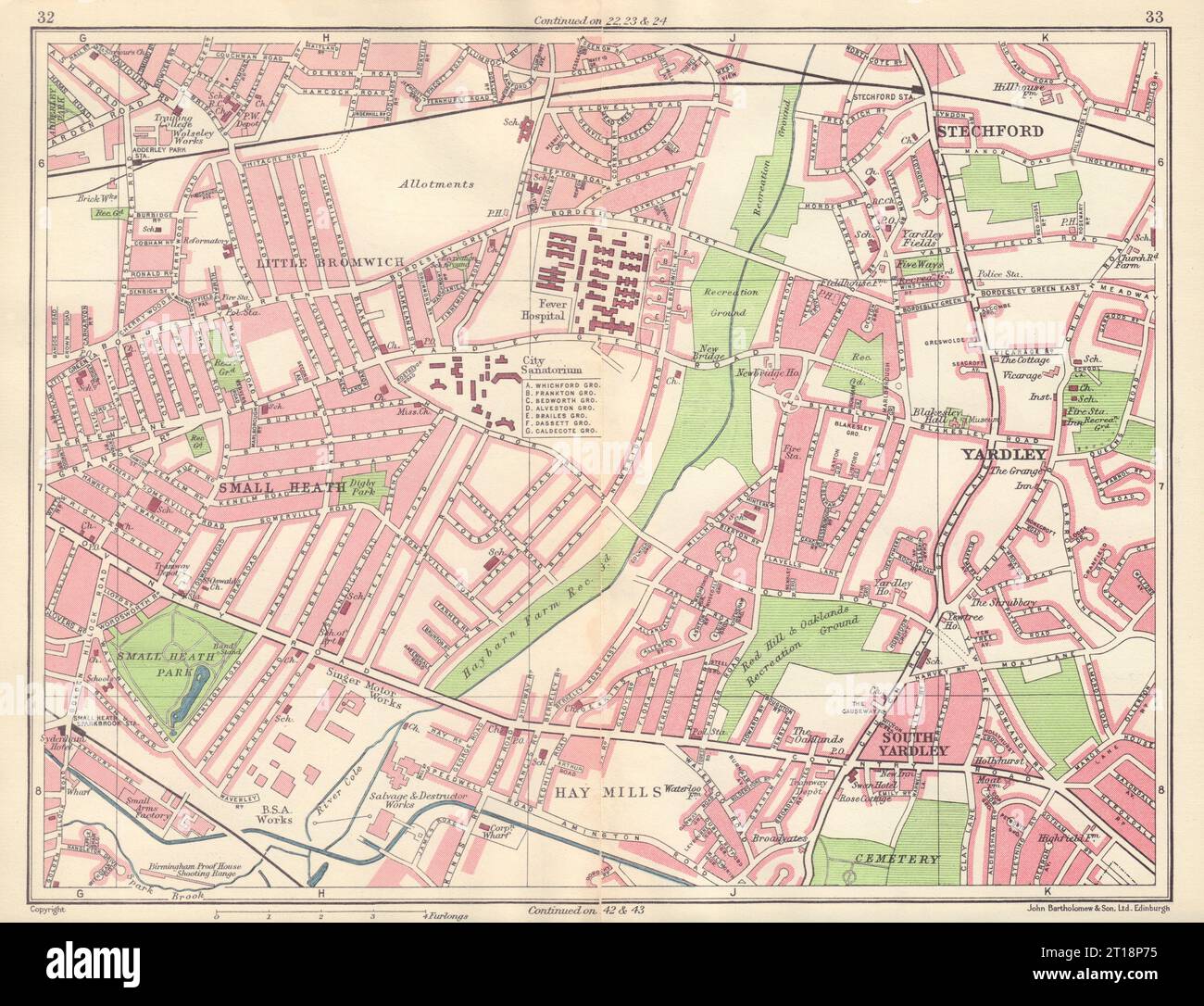 BIRMINGHAM EAST Little Bromwich Small Heath Yardley Hay Mills Stechford ...
