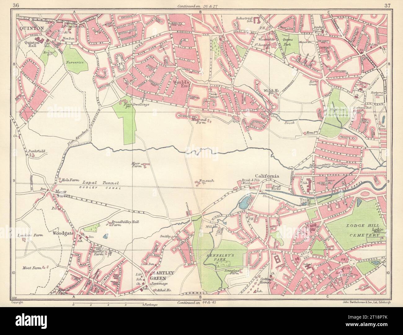 BIRMINGHAM SOUTH WEST Quinton World's End Bartley Green Harborne Weoley ...