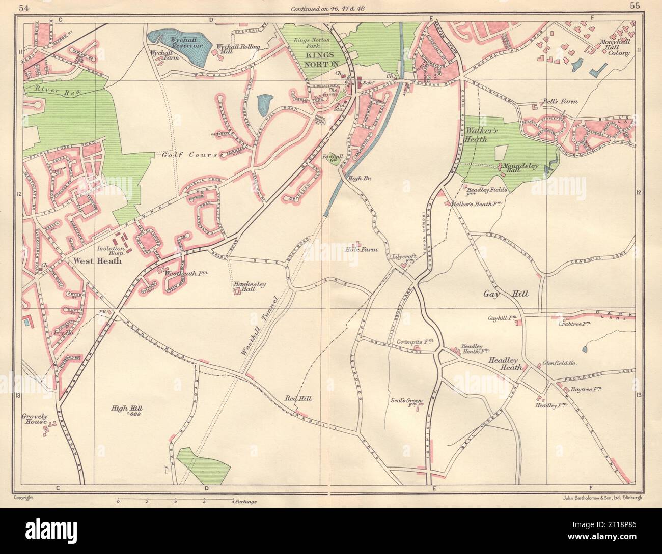 Headley heath map hi-res stock photography and images - Alamy