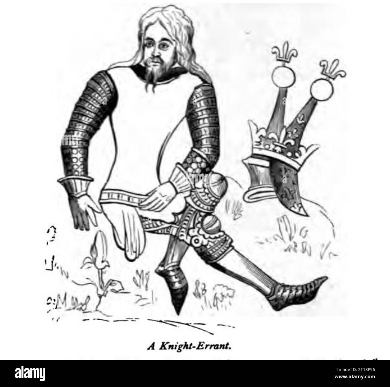 Scenes and Characters of the Middle Ages Stock Photo - Alamy