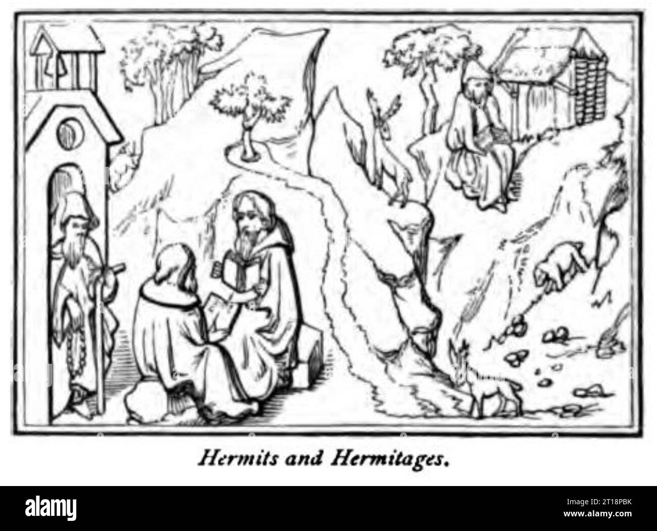 Scenes and Characters of the Middle Ages Stock Photo - Alamy