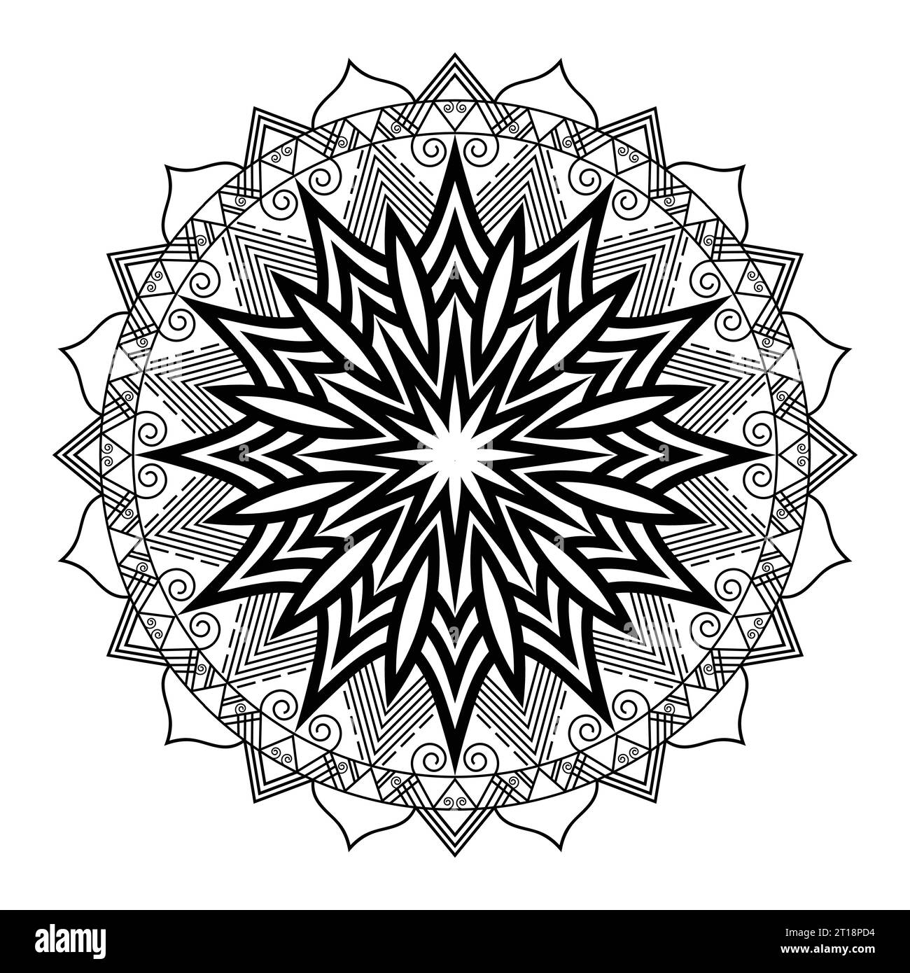 Lotus Mandala Vector Lotus Mandala (CLEARANCE) Metal Wall Art Décor