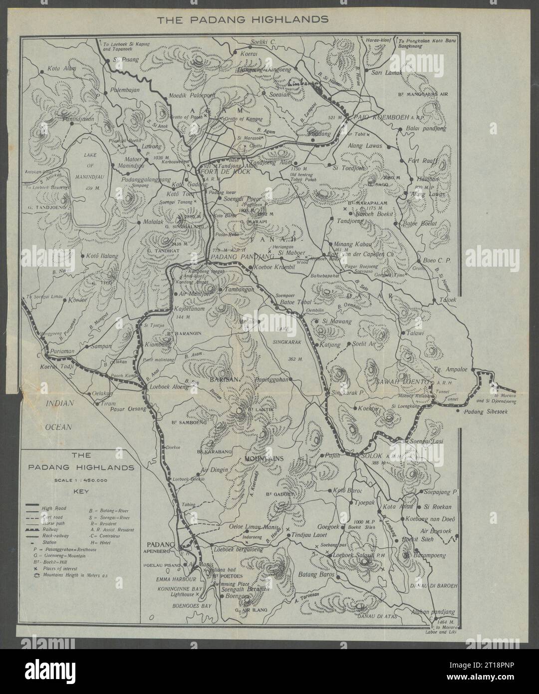 The Padang Highlands. Sumatra, Dutch East Indies. Indonesia VAN STOCKUM ...