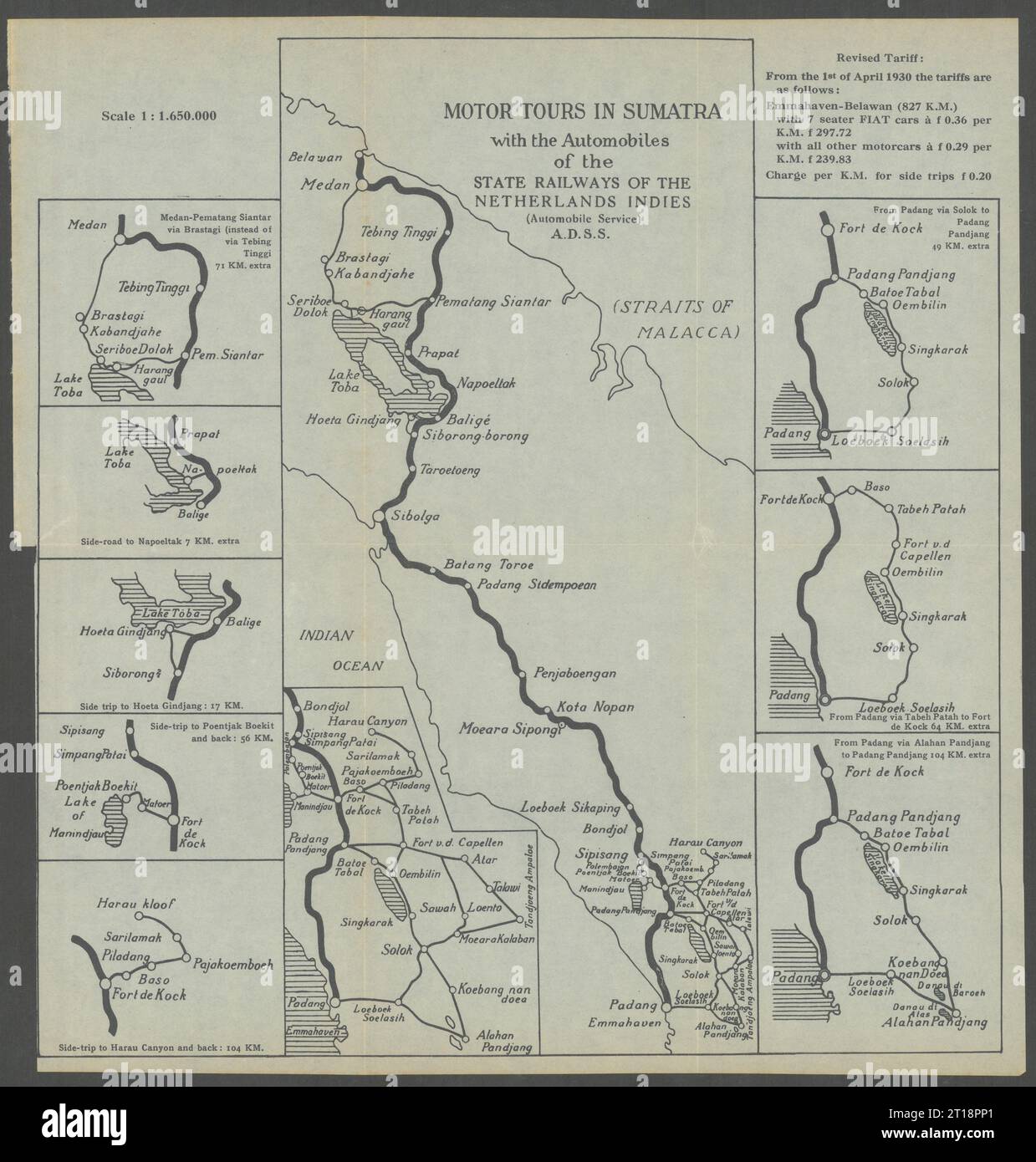 Motor Tours in Sumatra. Dutch East Indies. Indonesia. VAN STOCKUM 1930 ...