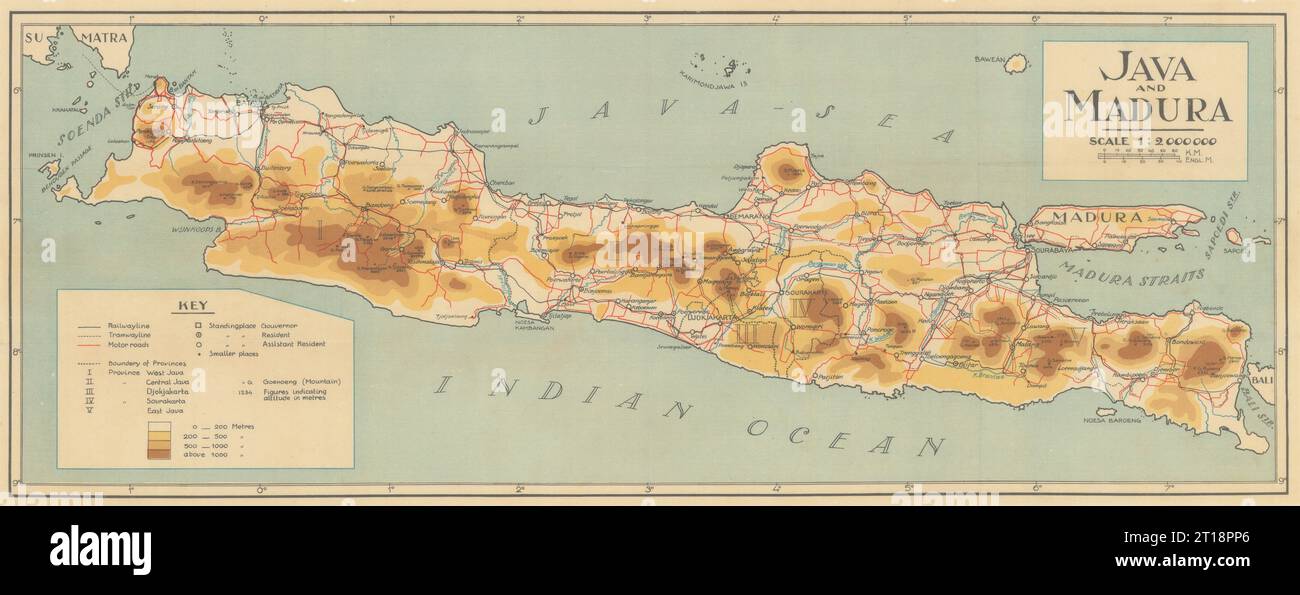 East java map hi-res stock photography and images - Alamy