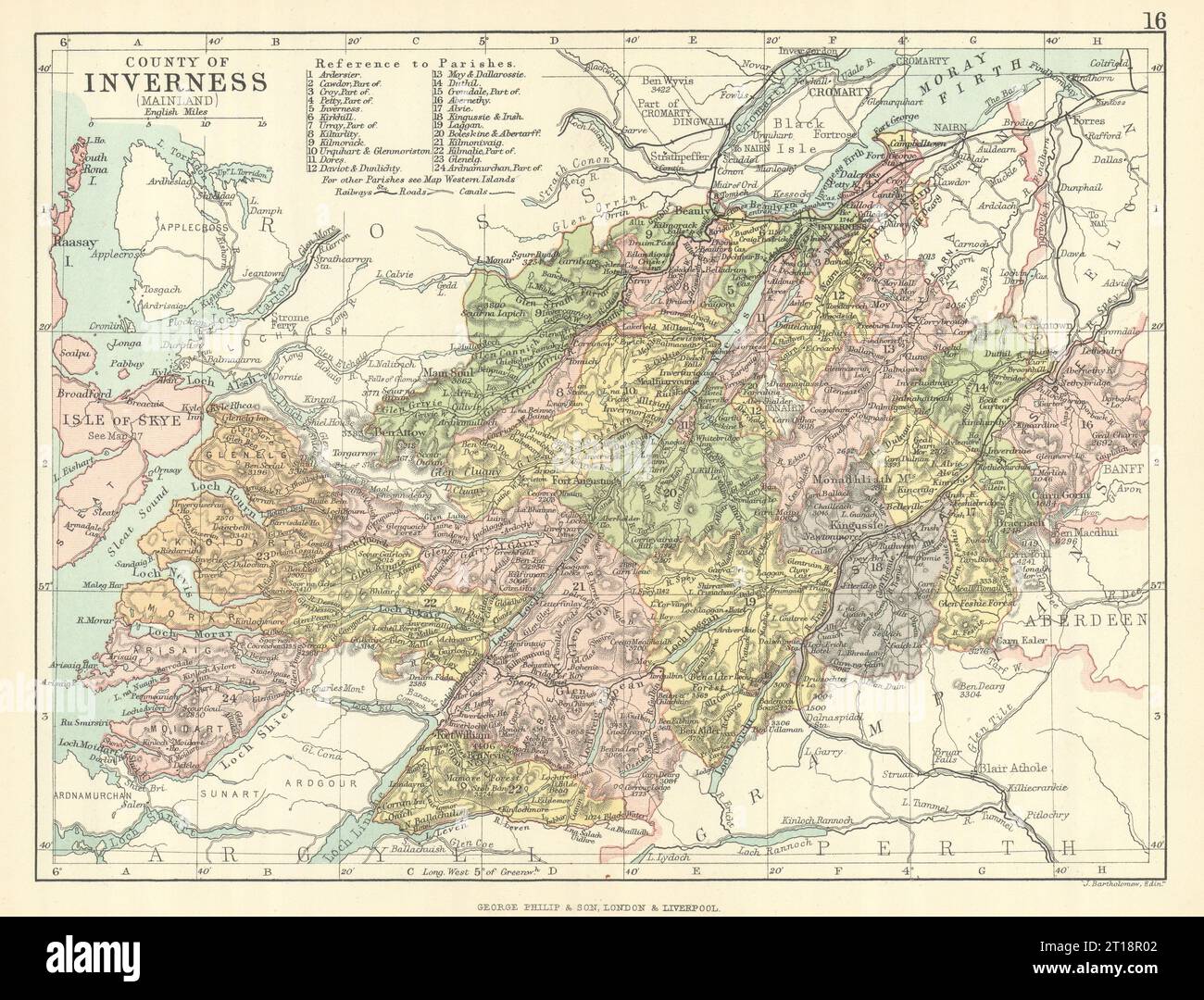 London 1888 map hi-res stock photography and images - Alamy