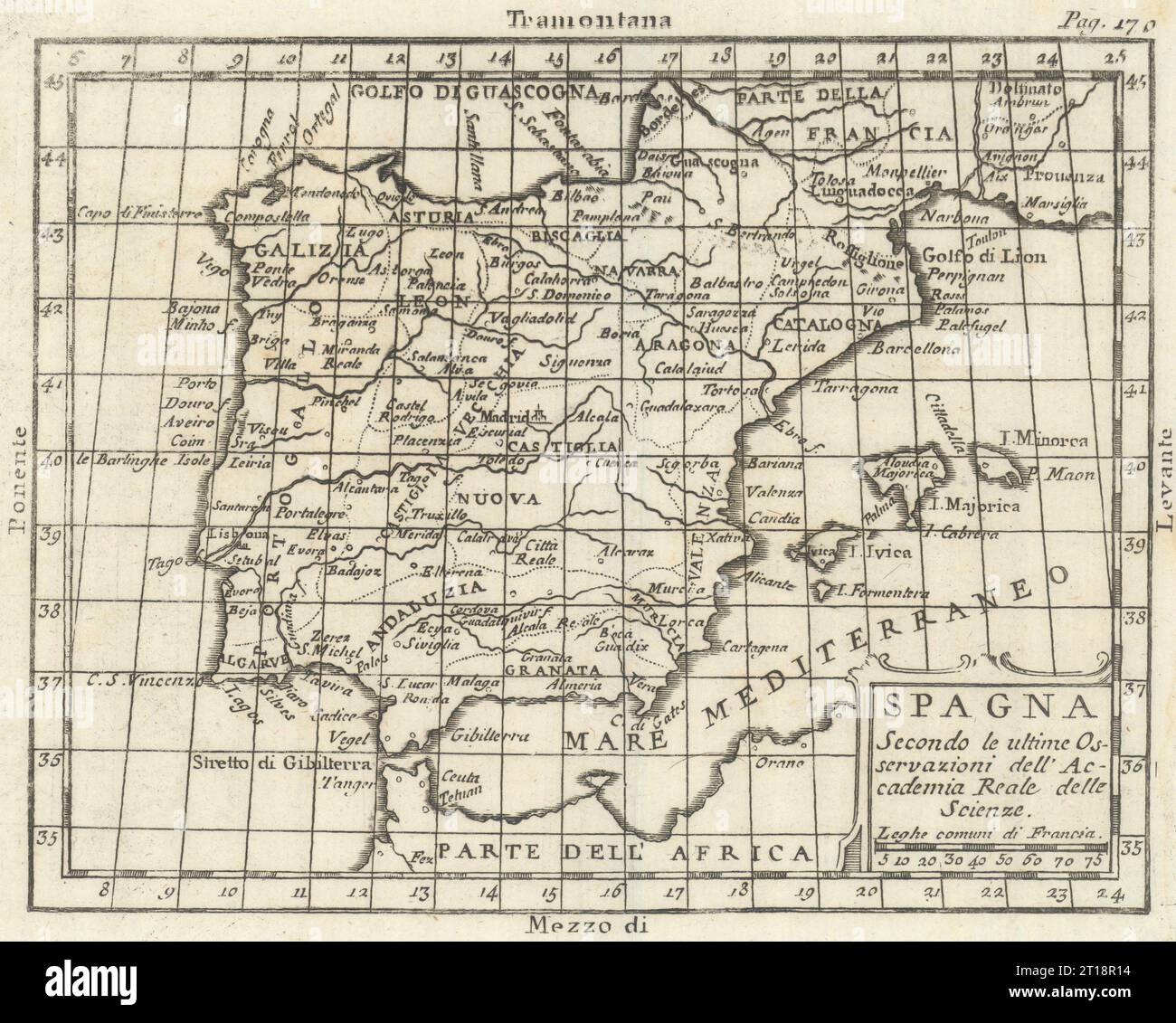 Map of spain antique hi-res stock photography and images - Alamy