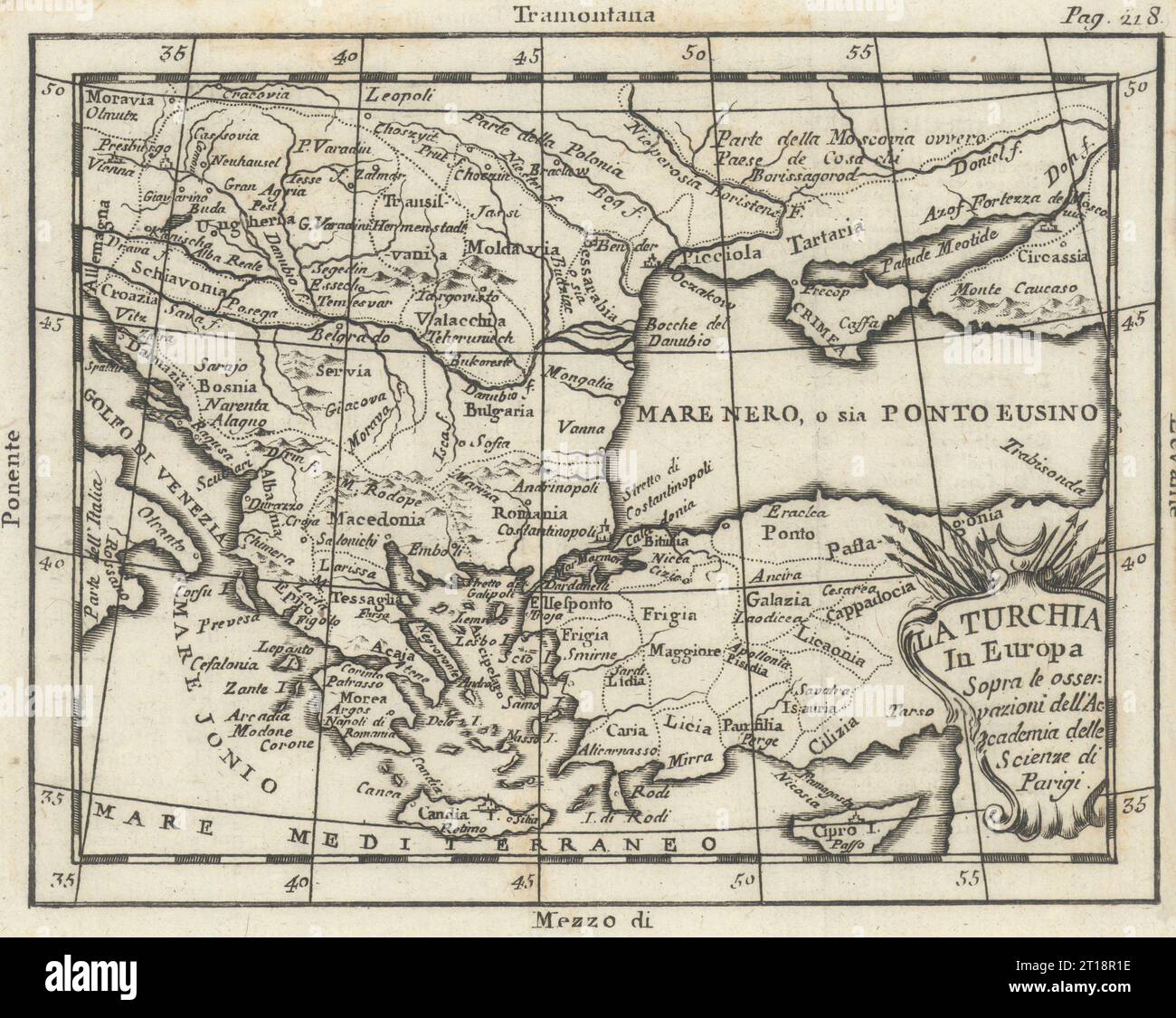 'La Turchia in Europa'. Turkey in Europe. Black Sea Anatolia. BUFFIER ...
