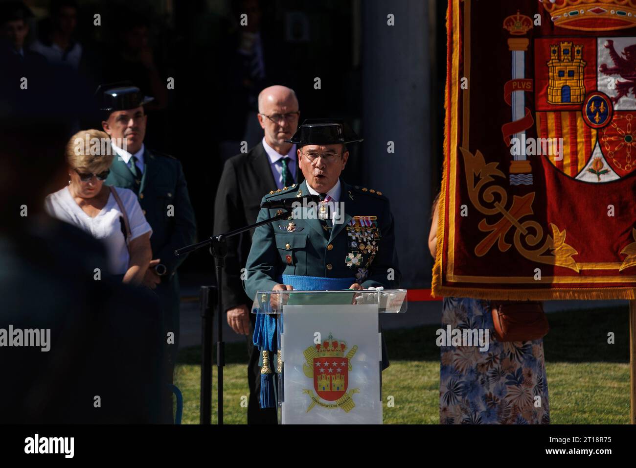 The Chief Colonel of the Madrid Command, Diego Perez de los Cobos ...