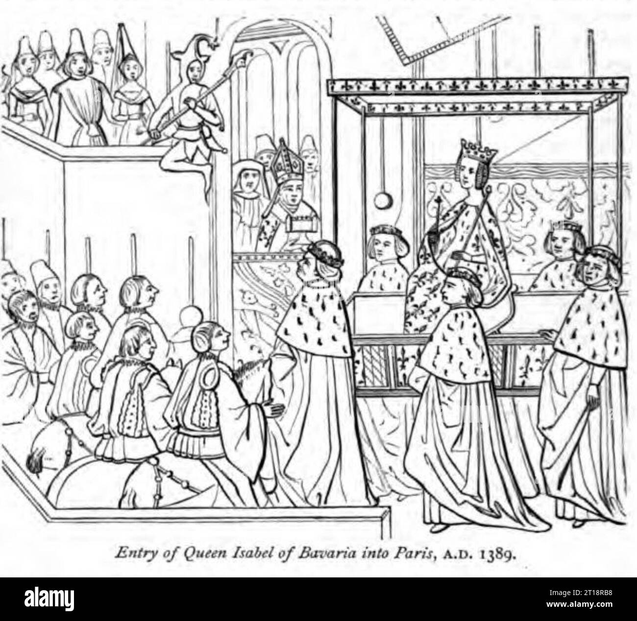 Scenes and Characters of the Middle Ages Stock Photo - Alamy