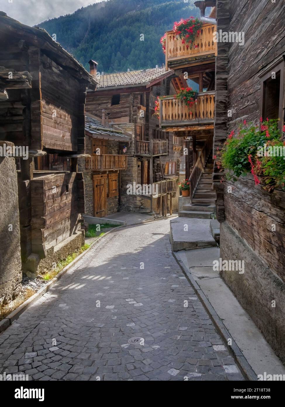 Old Village, Zermatt, Switzerland Stock Photo - Alamy