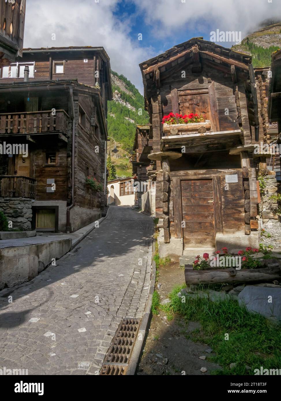 Old Village, Zermatt, Switzerland Stock Photo - Alamy